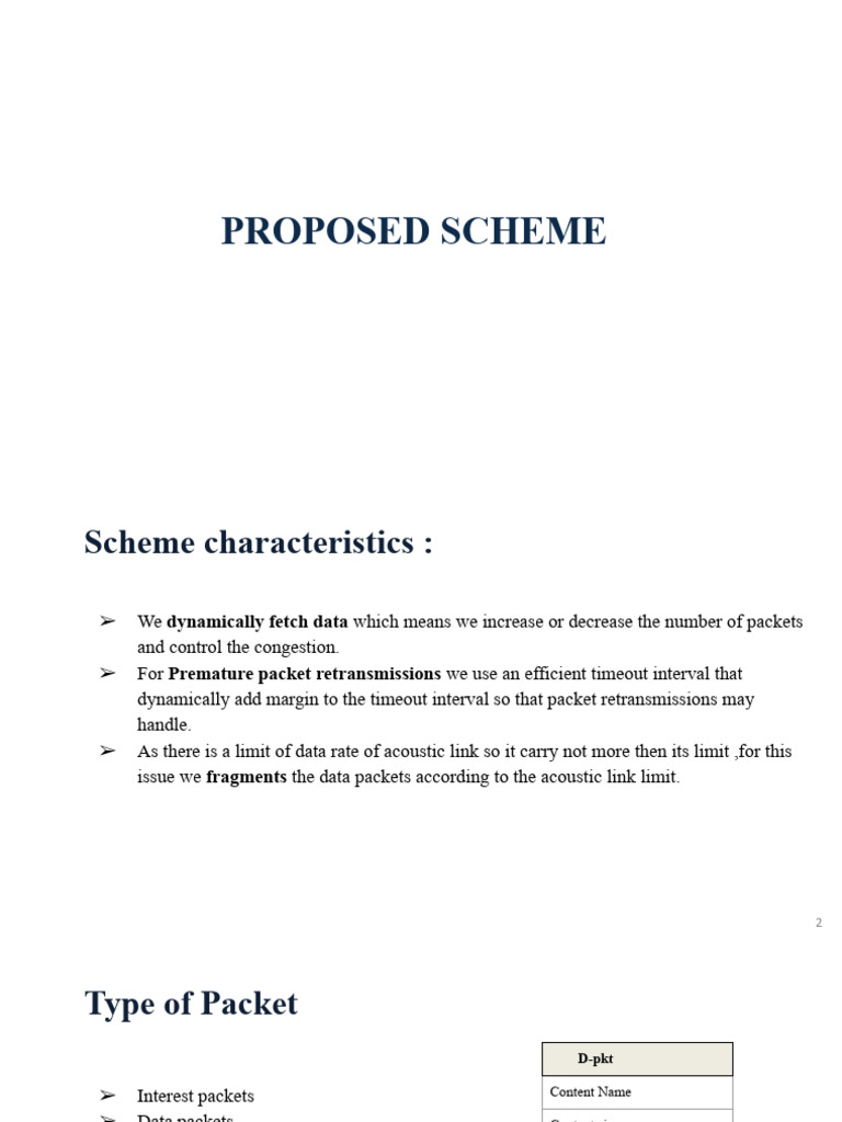 Proposed Scheme | PDF | Network Congestion | Communications Protocols