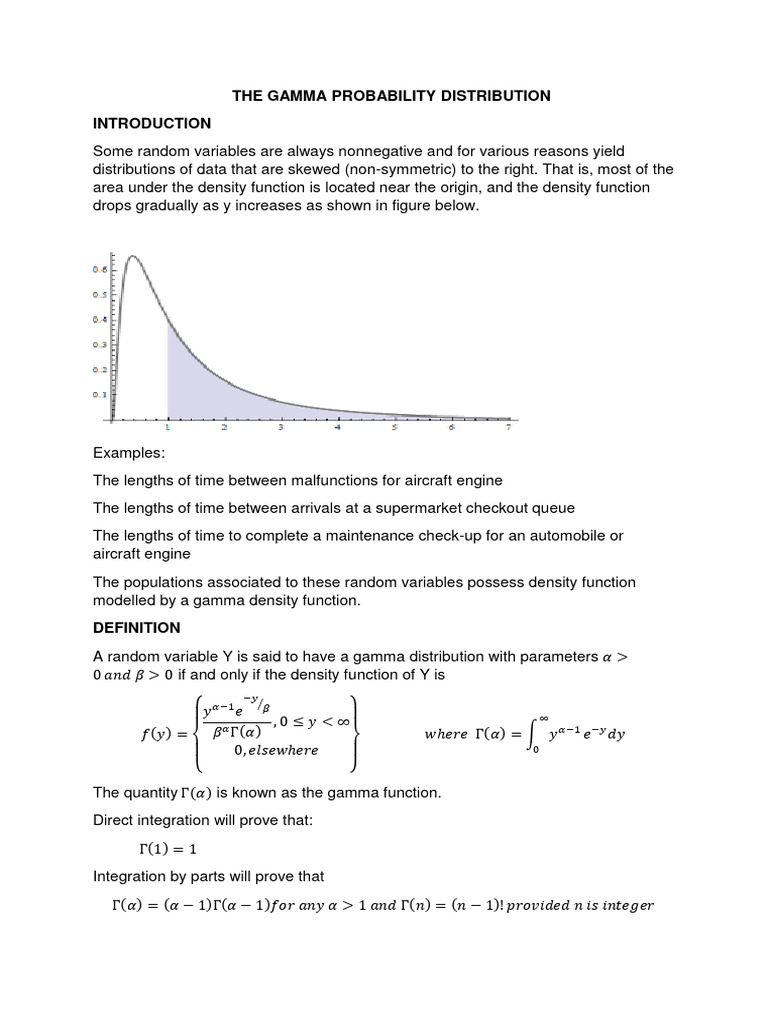 Gamma Distribution | PDF