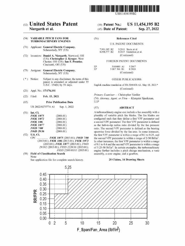 US11454195-Variable Pitch Fans For Turbomachinery Engines | PDF ... US11454195-Variable Pitch Fans For Turbomachinery Engines | PDF ...