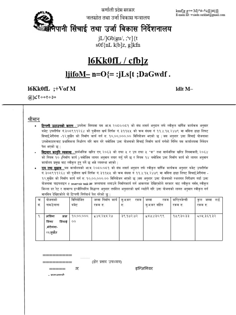 Tippani Estimate Final | PDF