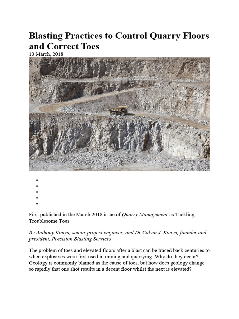 Toe Floors | PDF | Materials