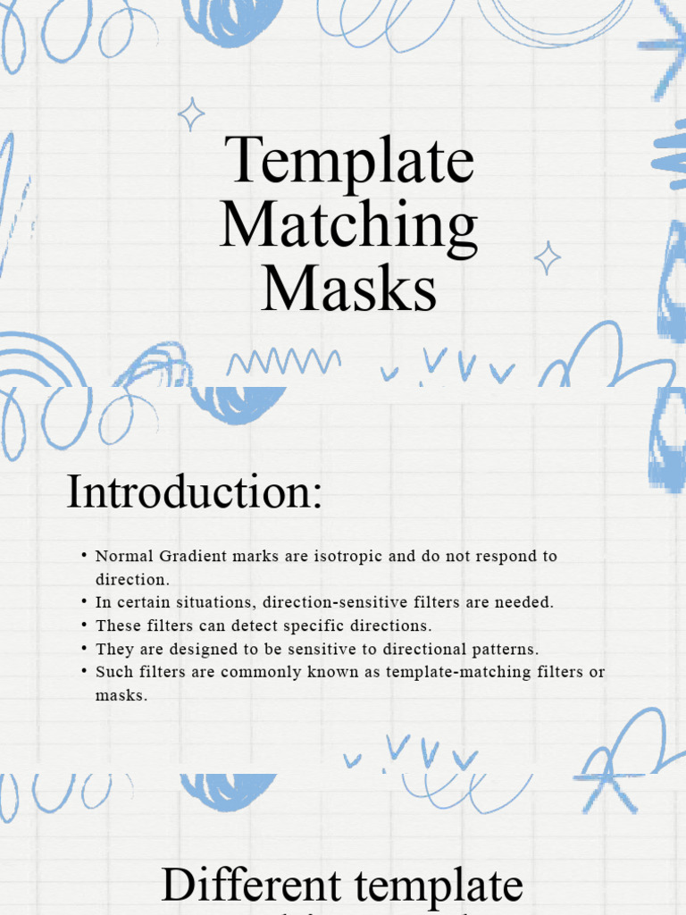 Template Matching Masks Explained | PDF | Home & Garden