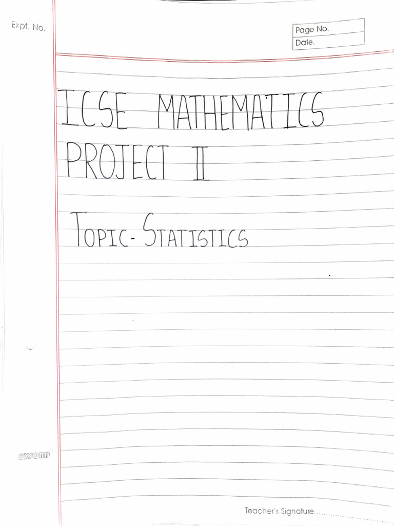 Statistics Project | PDF | Robust Statistics