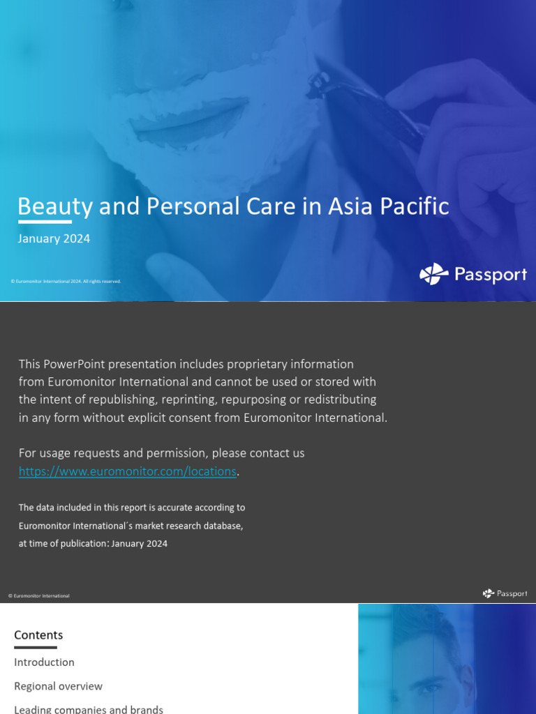 Asia Pacific Beauty Market Insights 2024 | PDF | Cosmetics | Brand