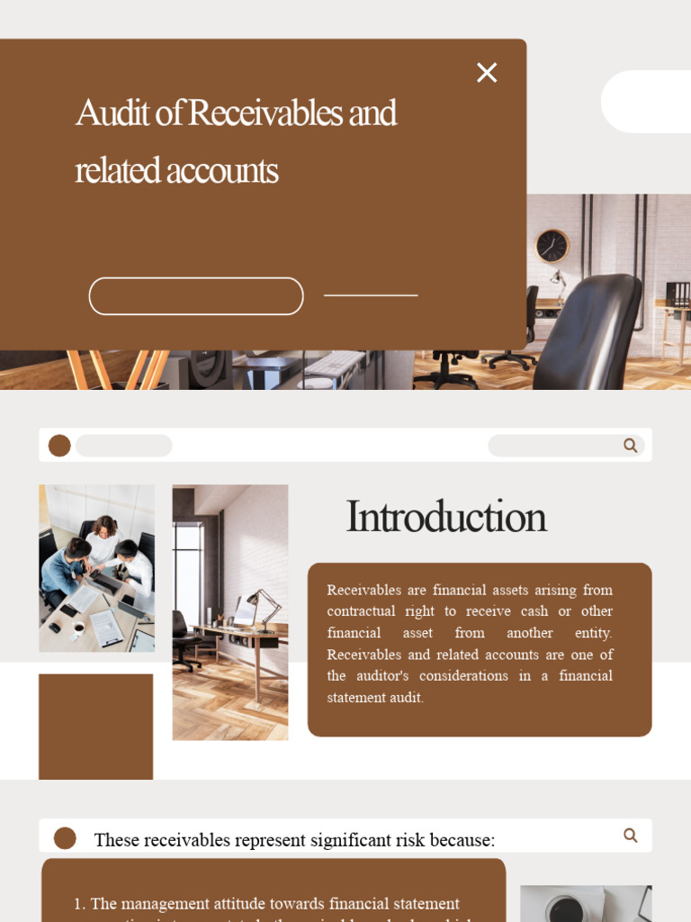 Audit of Receivables and Risks Analysis | PDF | Audit | Internal Control