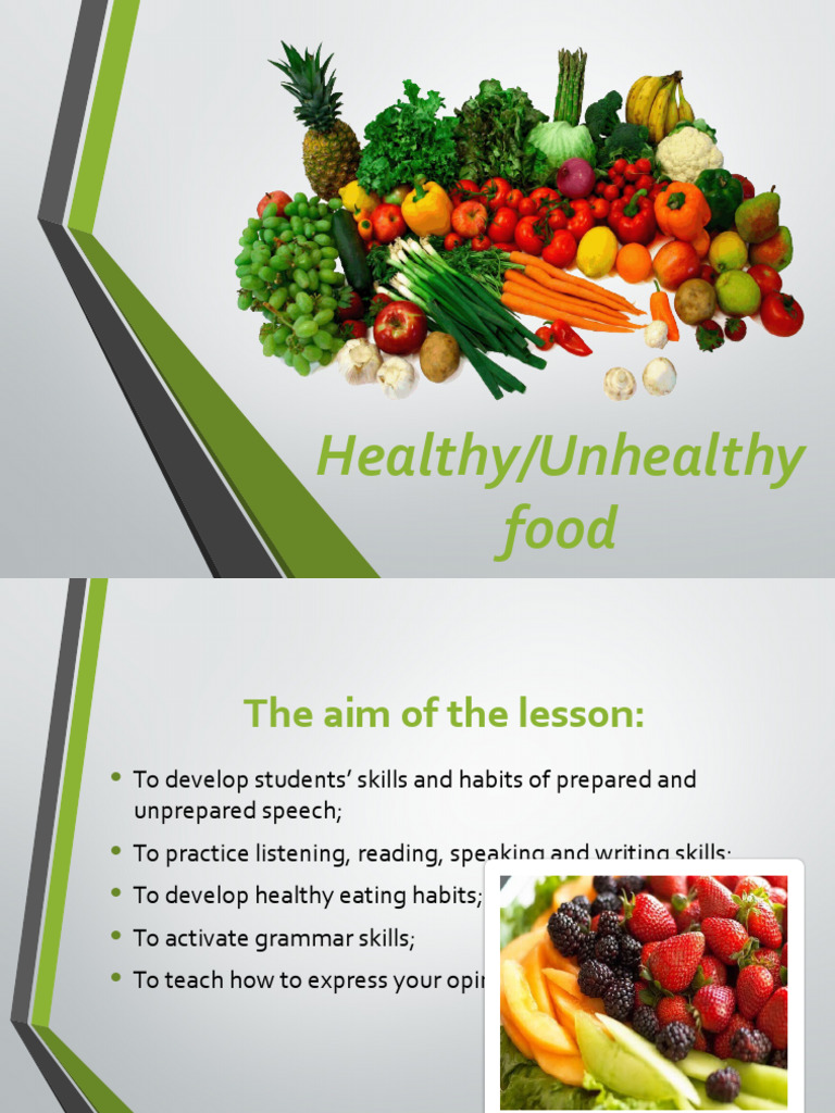 Healthy 140401132725 Phpapp01 | PDF | Healthy Diet | Junk Food
