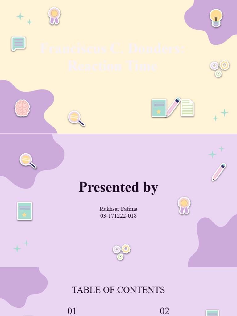 Reaction Time 14062024 042728pm | PDF | Mental Chronometry | Attention