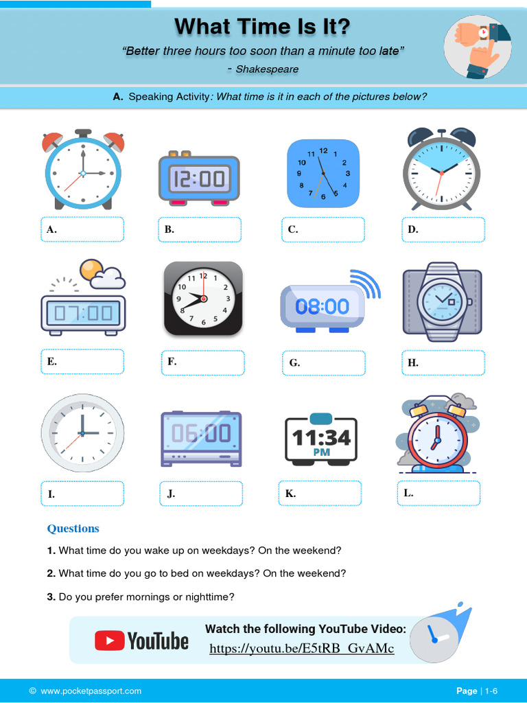 What Time Is It?: "Better Three Hours Too Soon Than A Minute Too Late ...