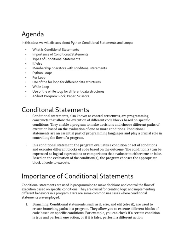 Control flow statement | Download Free PDF | Control Flow | Computer ... Control flow statement | Download Free PDF | Control Flow | Computer ...
