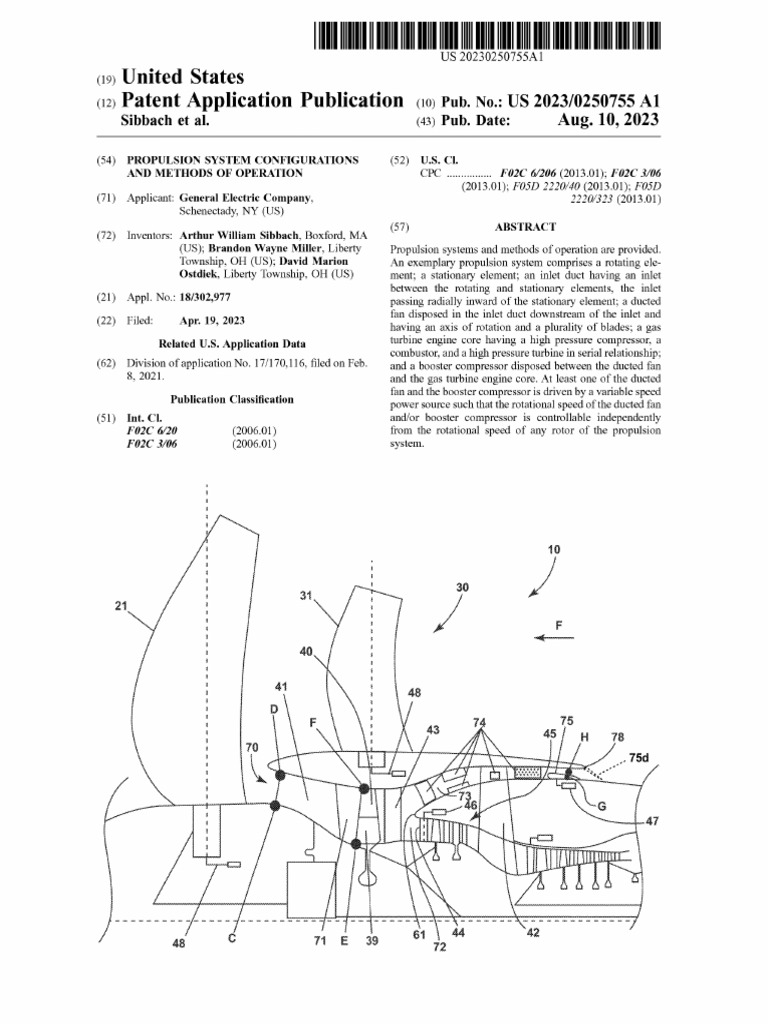US20230250755A1-Propulsion System Configurations and Methods of ...