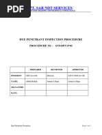 Dye-Penetrant Test Report Form-1 | PDF