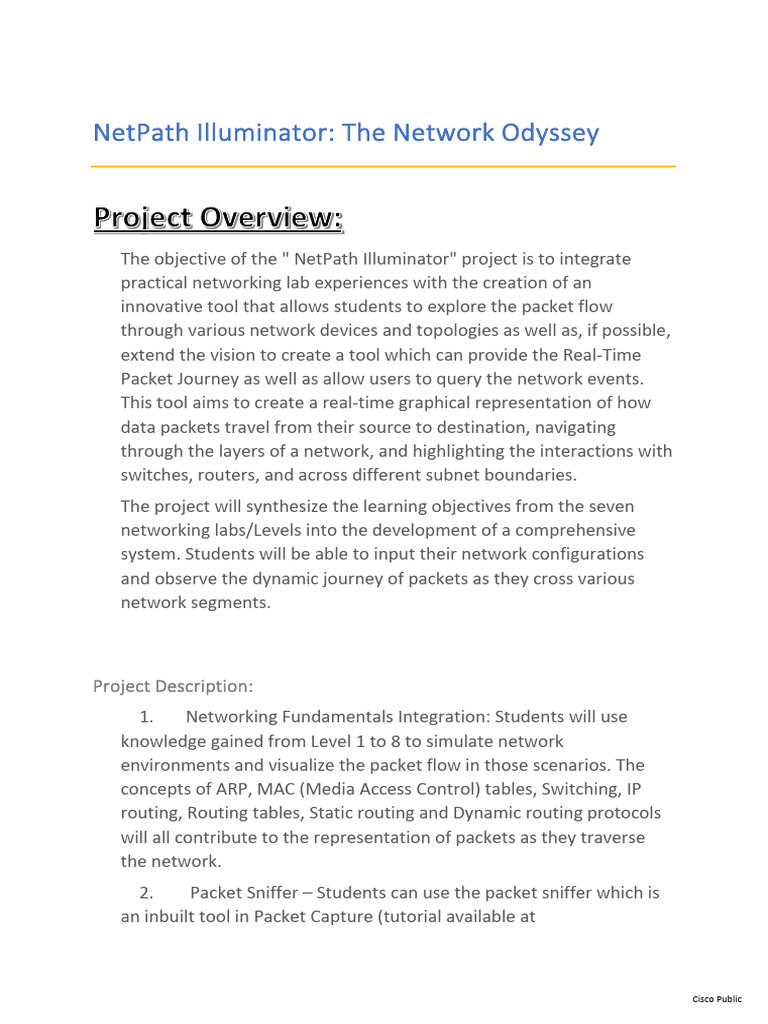 VIP 2024 - Networking Industry Problem Statement-C - 240708 - 114318 | PDF | Router (Computing ...