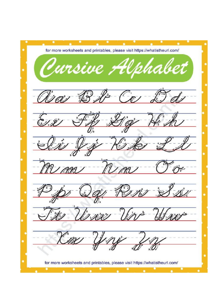 Cursive | PDF