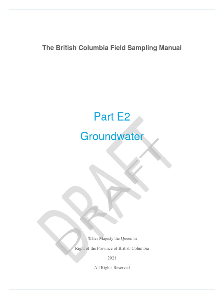 Part E2 Groundwater | PDF | Aquifer | Hydrogeology