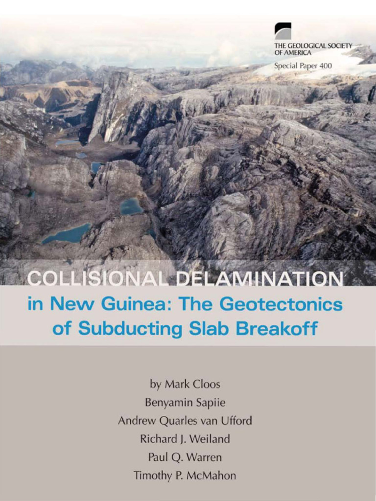 In New Guinea: The Geotectonics of Subducting Slab Breakoff | PDF ...