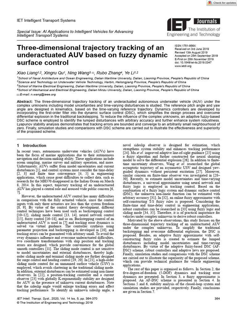 IET Intelligent Trans Sys - 2019 - Liang - Three Dimensional Trajectory ...
