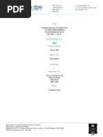 Euroclass EN 13501-1 Fire Classifications | PDF | Firefighting | Hazards