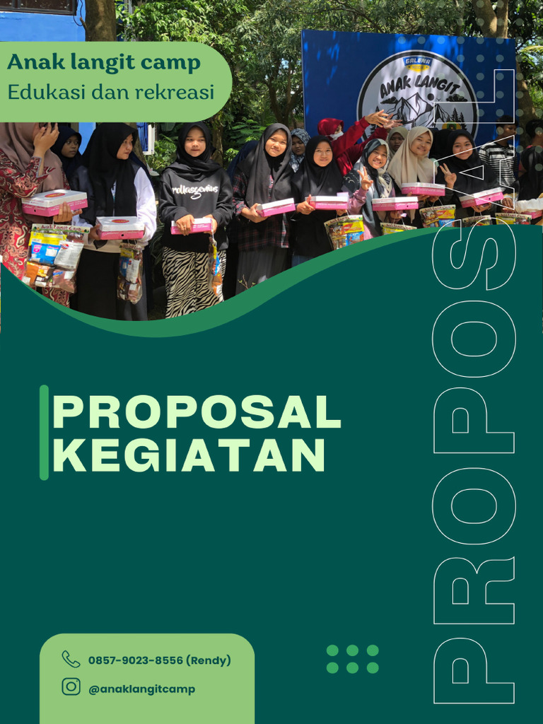 Proposal Anak Langit Camp | PDF