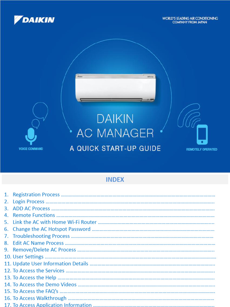 DaikinSmartAC_Pamphlet_v11.0 | Download Free PDF | Wi Fi | Amazon Echo