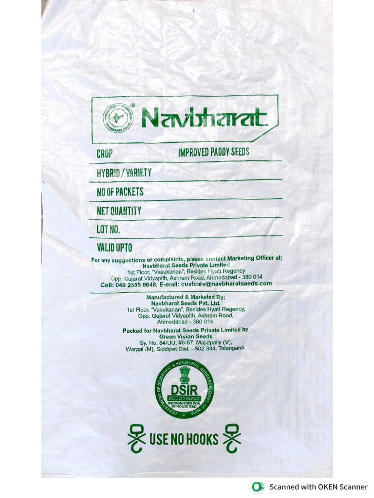 Paddy Outer Bag NSPL | PDF