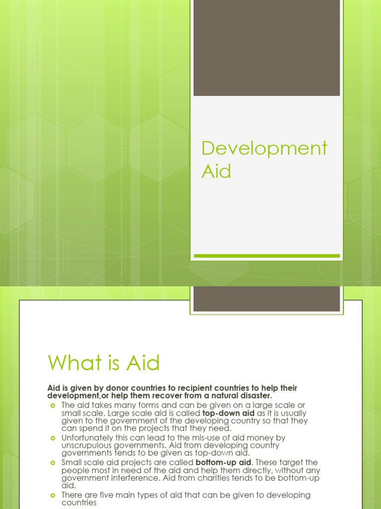 Development Aid | PDF | Non Governmental Organization | Aids