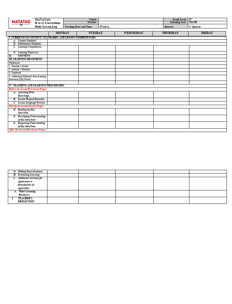 Format Matatag | PDF | Career & Growth