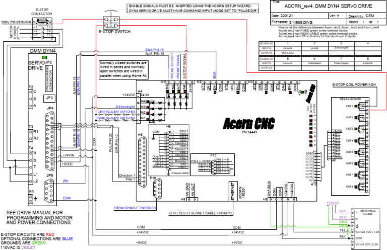 S14969.r7 - ACORN - Rev4, DMM DYN4 SERVO DRIVE | PDF | Components ...