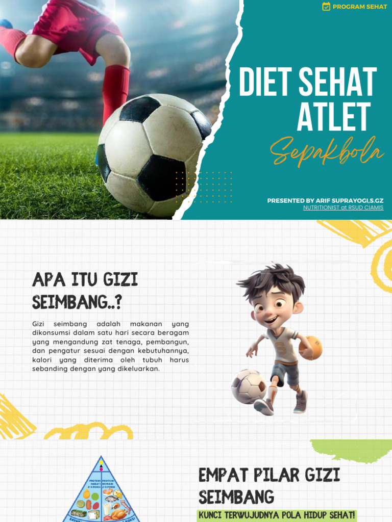Program Intervensi Diet Sehat Untuk Atlet | PDF | Kesehatan Holistik