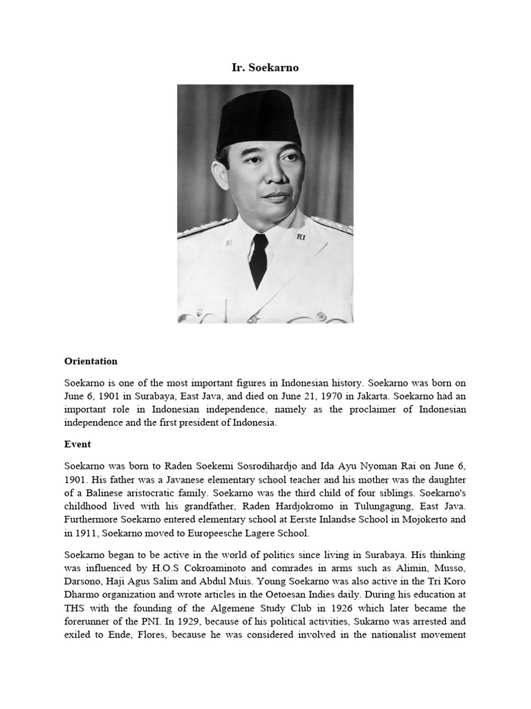 Biografi Sukarno B Inggris | PDF | Indonesia | Politics Of Indonesia