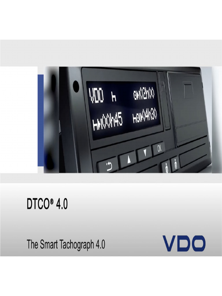 Digital Tachograph Replacement Guide | PDF | Road Transport | Land ...
