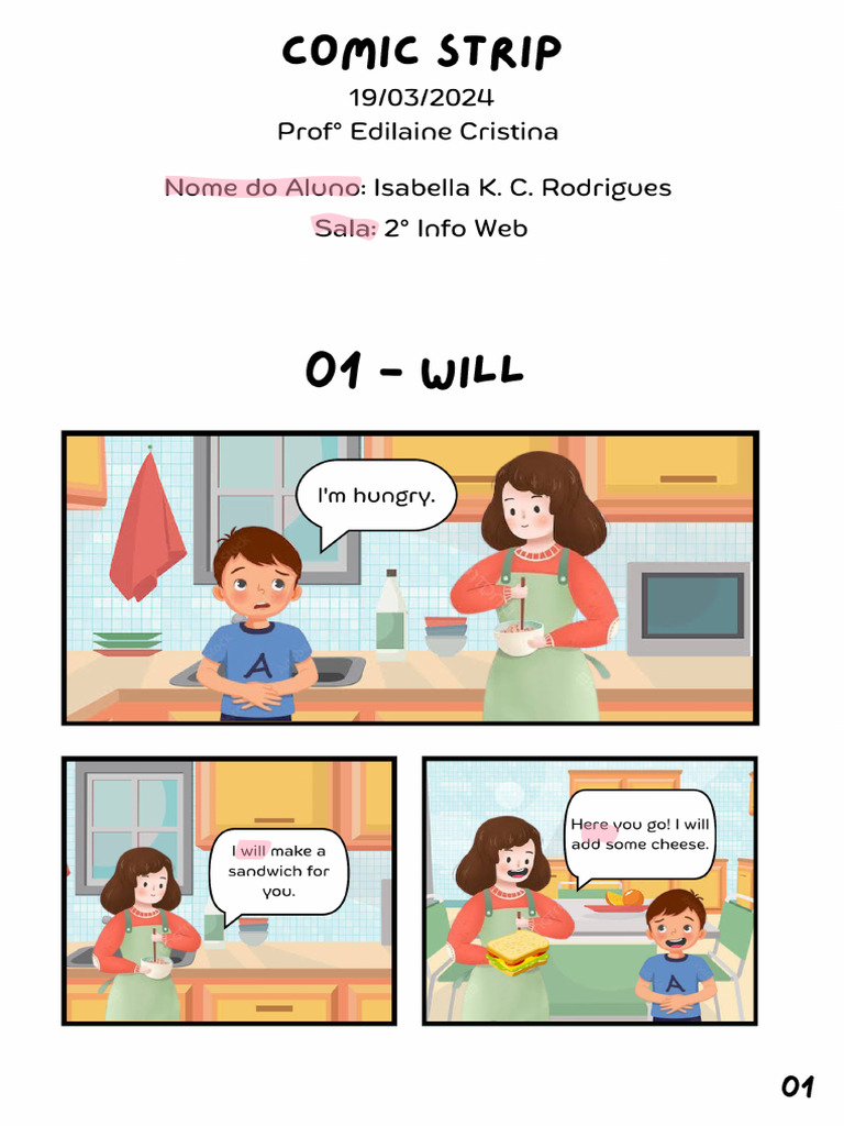 Comic Strip (Isabella Kaiany) | PDF