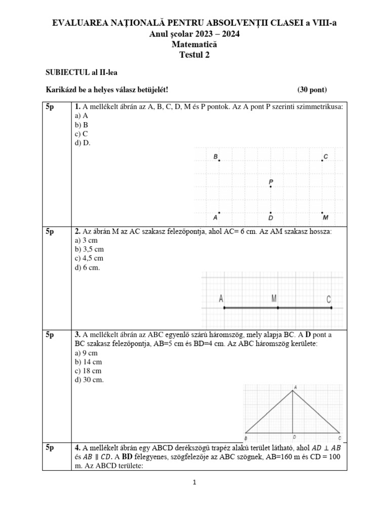 Test 12 - LMA (2) CC | PDF