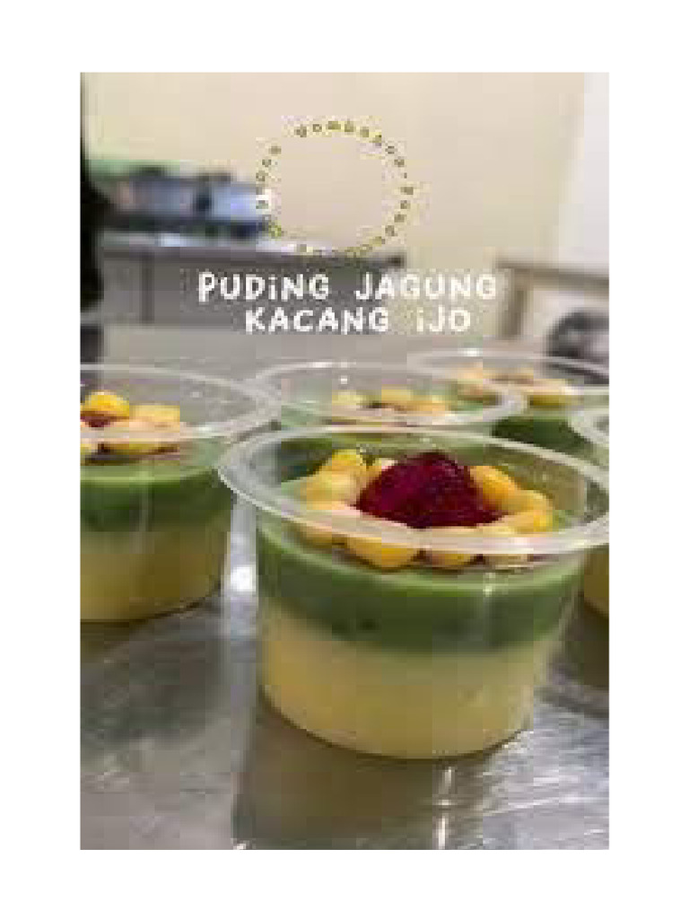 Puding Jagung Kacang Ijo | PDF