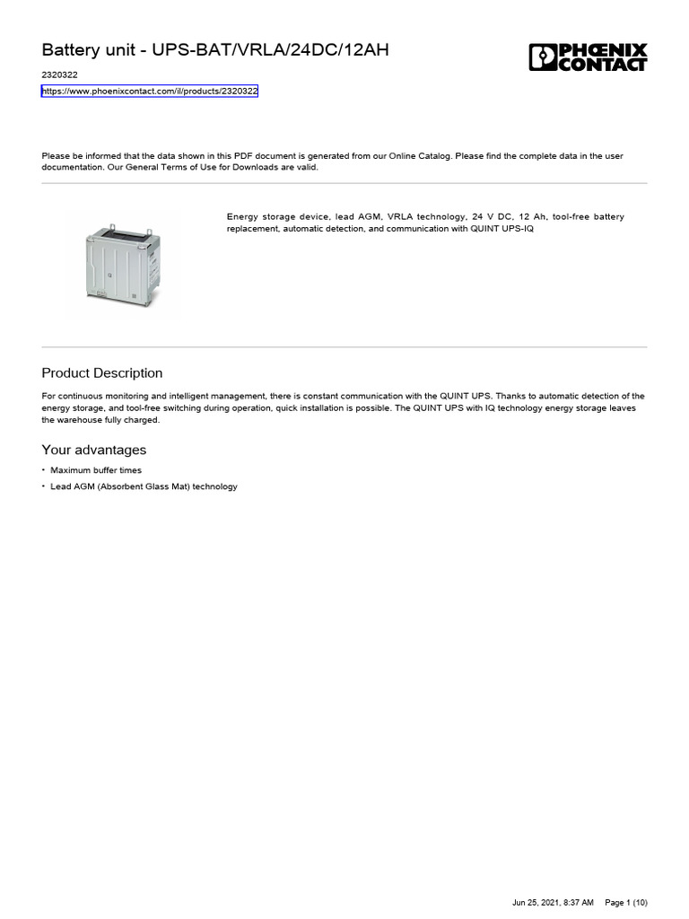 Phoenix Contact 2320322 | PDF | Electricity | Electrical Engineering