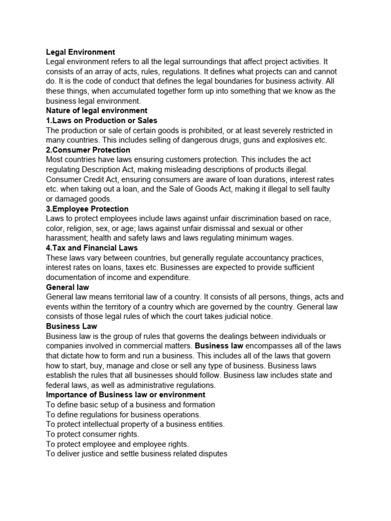 Legal Environment of Business | PDF | Negotiable Instrument | Business Legal Environment of Business | PDF | Negotiable Instrument | Business