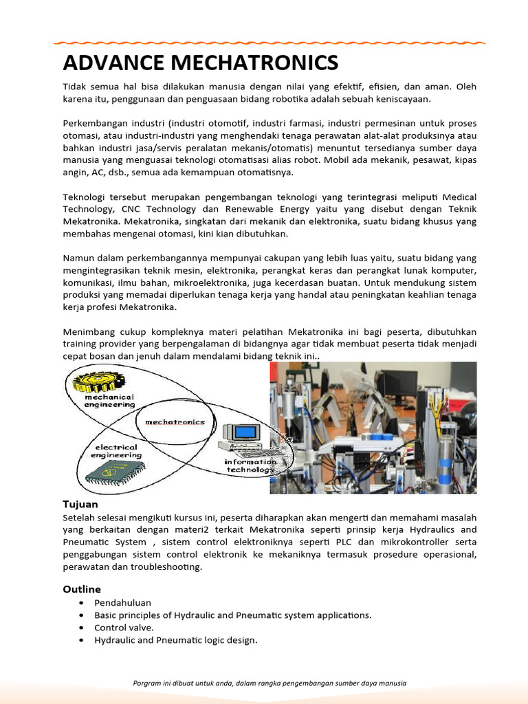Brochure ADVANCE MECHATRONICS | PDF