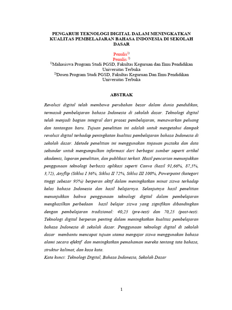 (Plagiarisme) Tugas 2 Karya Ilmiah Bahasa Indonesia | PDF