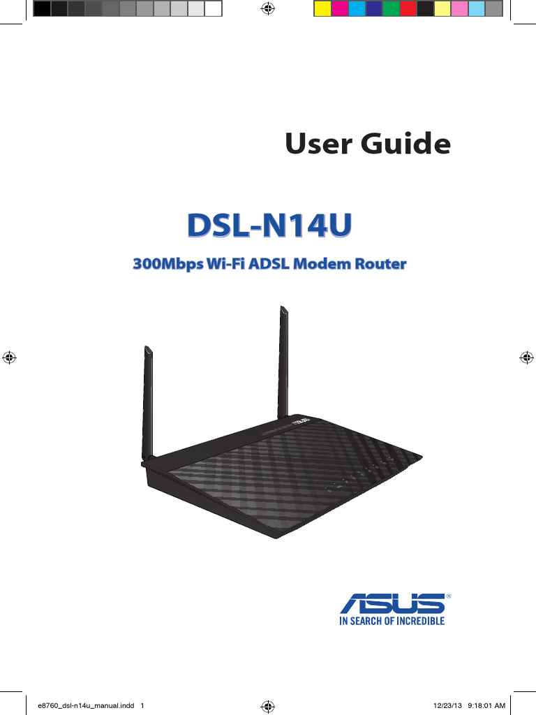 E8760 DSL 14u Manual | PDF | Computer Network | Ip Address