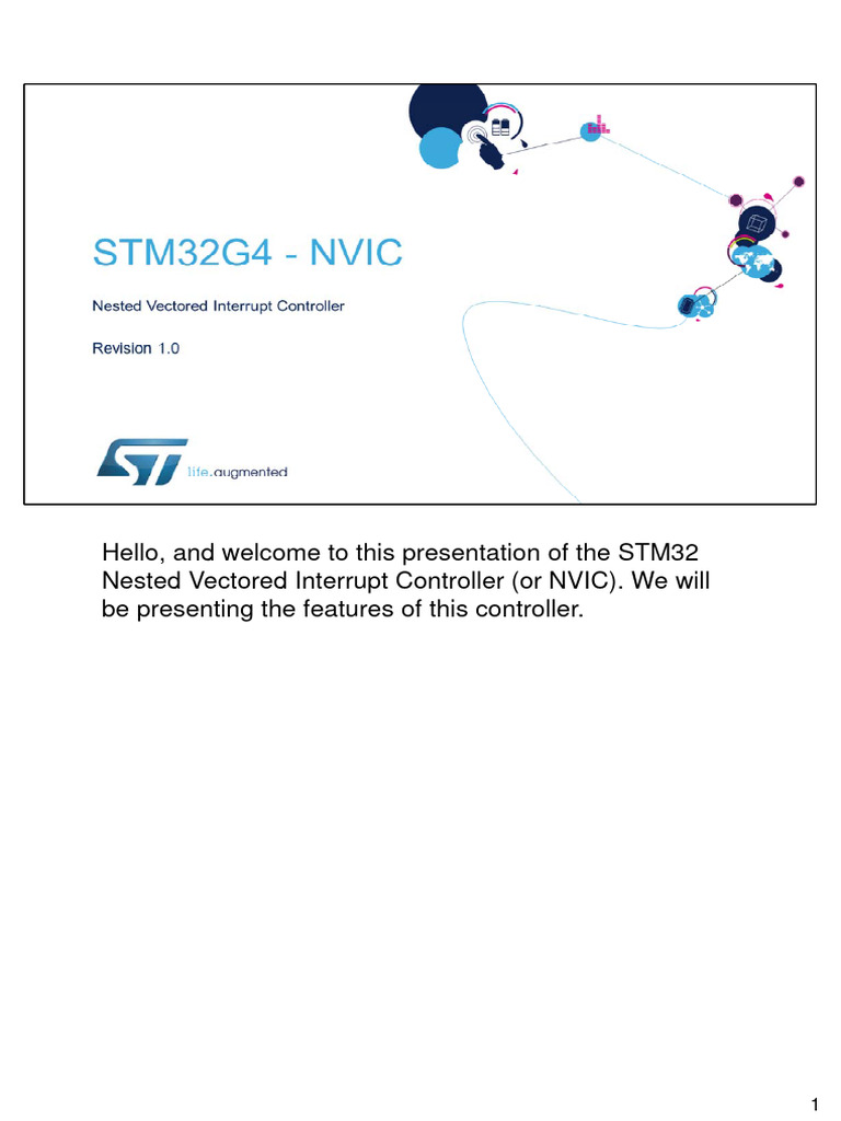 STM32G4-System-Nested Vectored Interrupt Control NVIC | PDF | Microcontroller | Central ...
