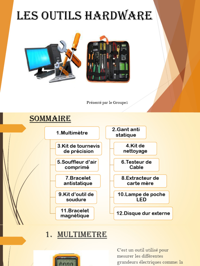 Outils essentiels pour maintenance informatique | PDF | Disque dur ...