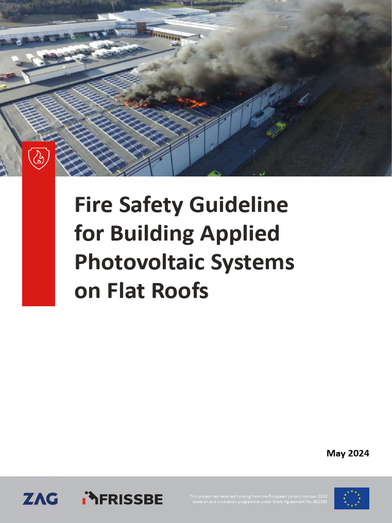 FRISSBE-ZAG BAPV Fire Safety Guideline May 2024 v2 | PDF | Photovoltaics | Photovoltaic System