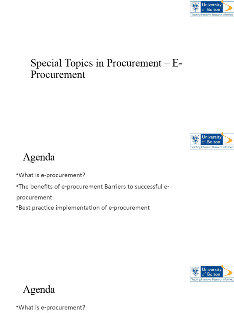EProcurement | PDF | Procurement | Business