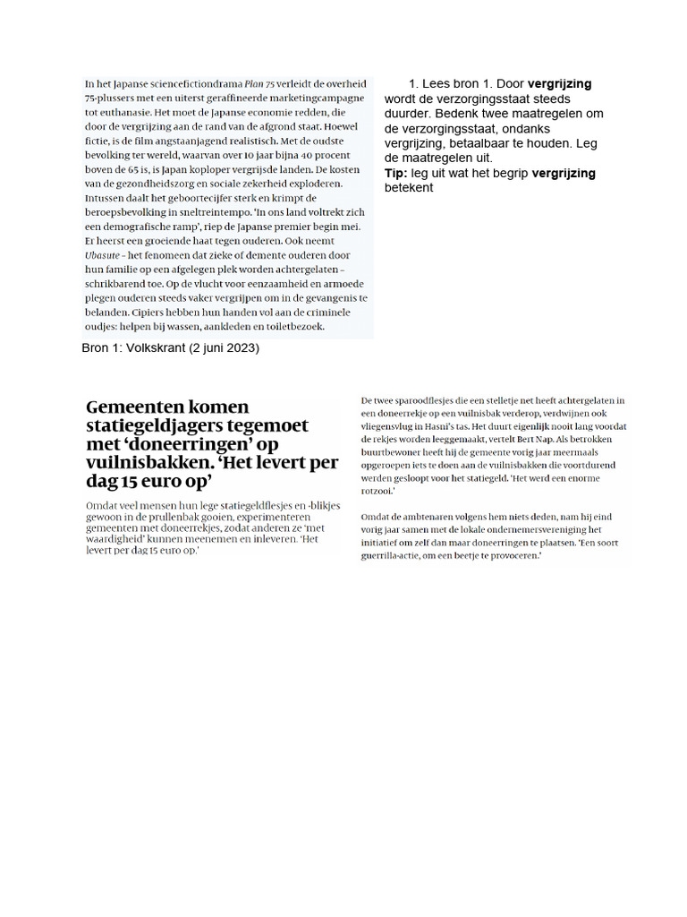 4 Havo Oefentoets | PDF