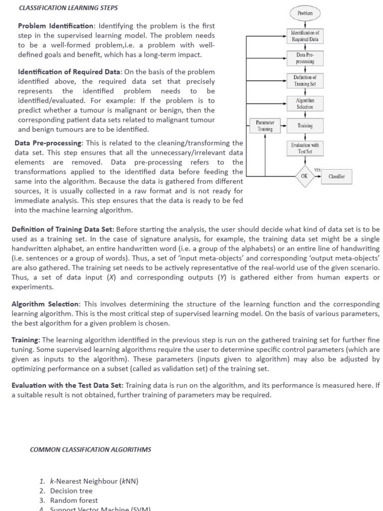 Unit 3 (Classification) | PDF | Machine Learning | Applied Mathematics