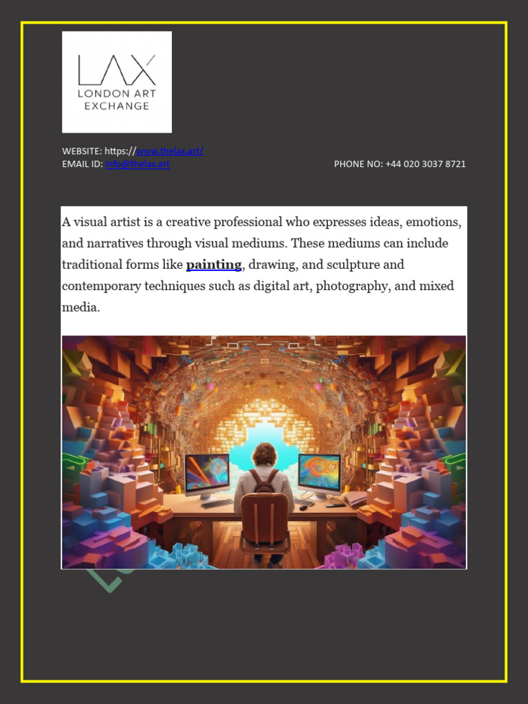 Visual Artists: Innovators & Influencers | PDF | Paintings | Liberal ...
