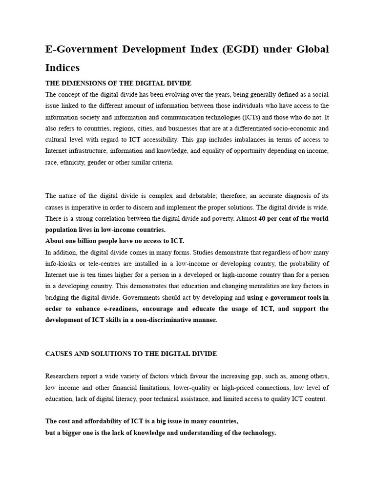 E-governance-International Status | PDF | E Government | Information ...