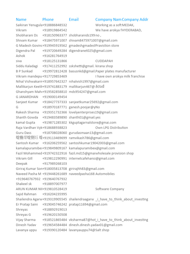 Runo Call CRM Customers Report | PDF