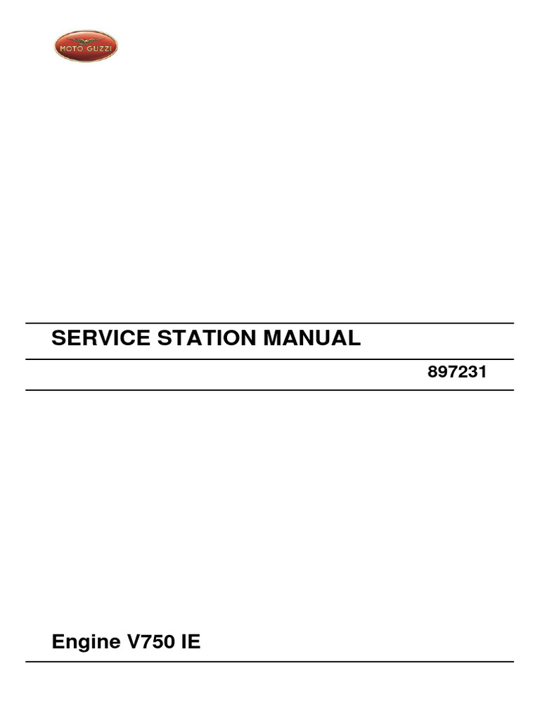 Engine V750 IE | PDF | Clutch | Valve