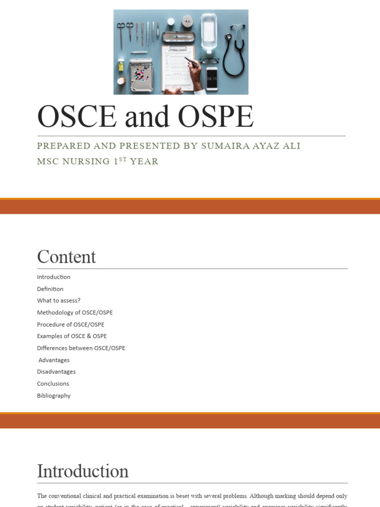 Osce Ospe | PDF