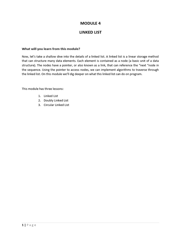 CC104 - Module 4 | PDF | Data | Algorithms And Data Structures